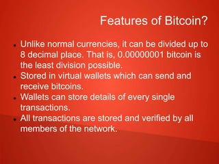 Bitcoin crypto currency | PPT