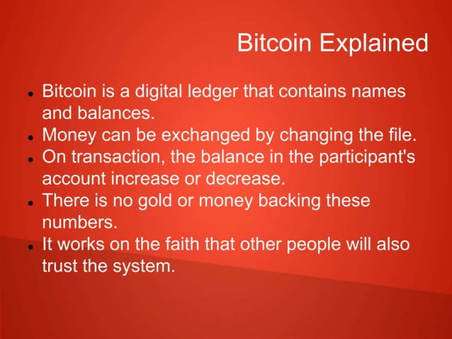 Bitcoin crypto currency | PPT