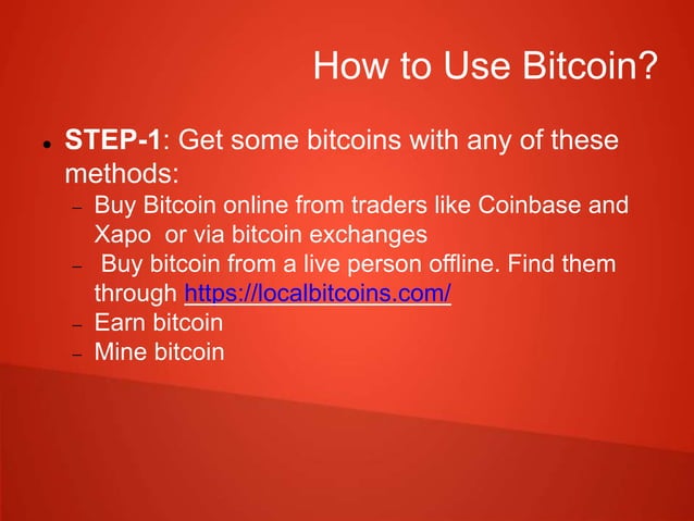 Bitcoin crypto currency | PPT