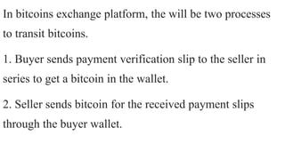 Bitcoin escrow script | PPTX