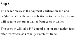 Bitcoin escrow script | PPTX