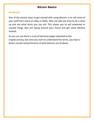 Bitcoin for beginners | PDF