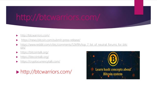 Bitcoin forum submission in UK | PPTX