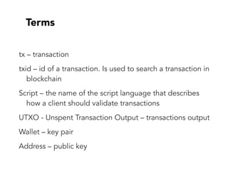 How do bitcoin transactions work? | PPT