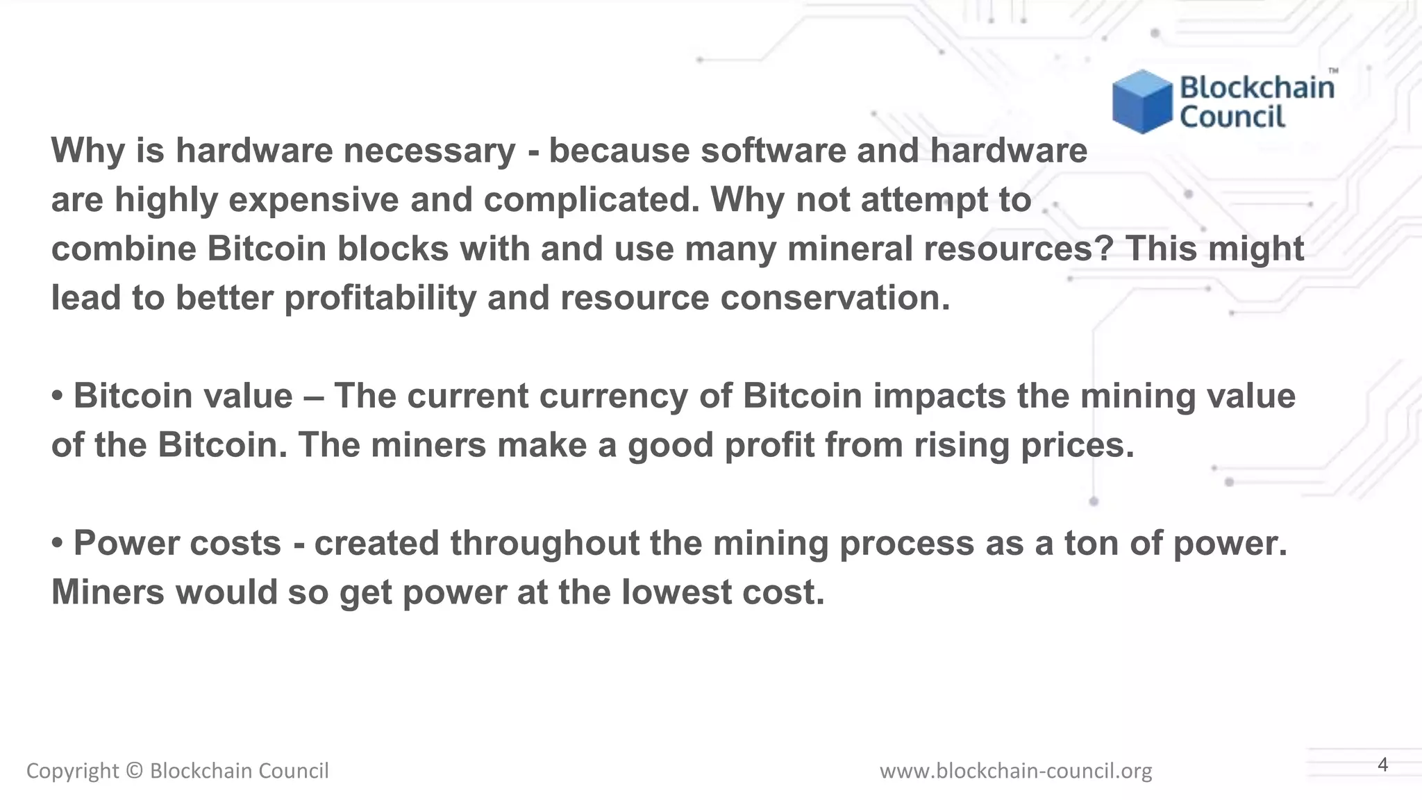 Bitcoin mining work | PPTX