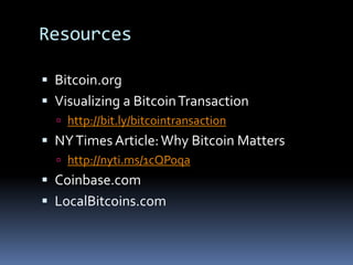 Bitcoin Overview in 20 Slides | PPTX