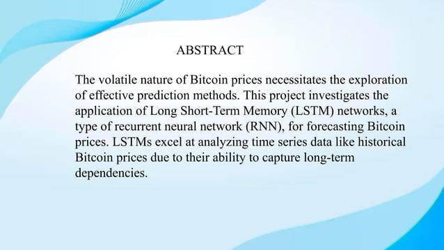 Bitcoin Price Prediction Using Machine Learning Pptx Computing