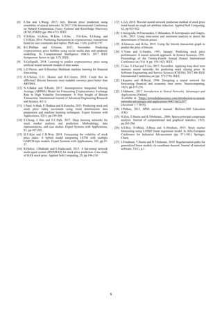 Bitcoin Close Price Prediction Report | PDF