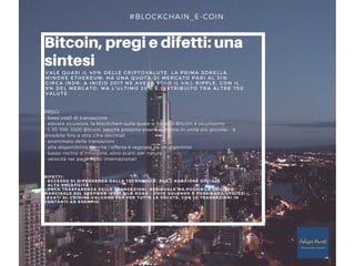 Bitcoin pregi e difetti | PPT