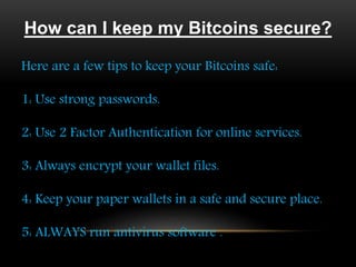 Presentation on Bitcoin | PPT