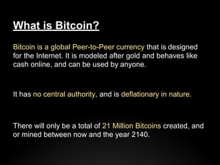 Bitcoin presentation | PPT