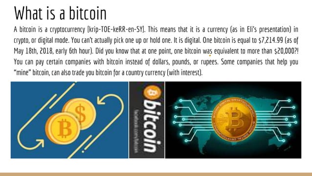 Bitcoin Presentation by Shounak Ray Chaudhuri | PPTX