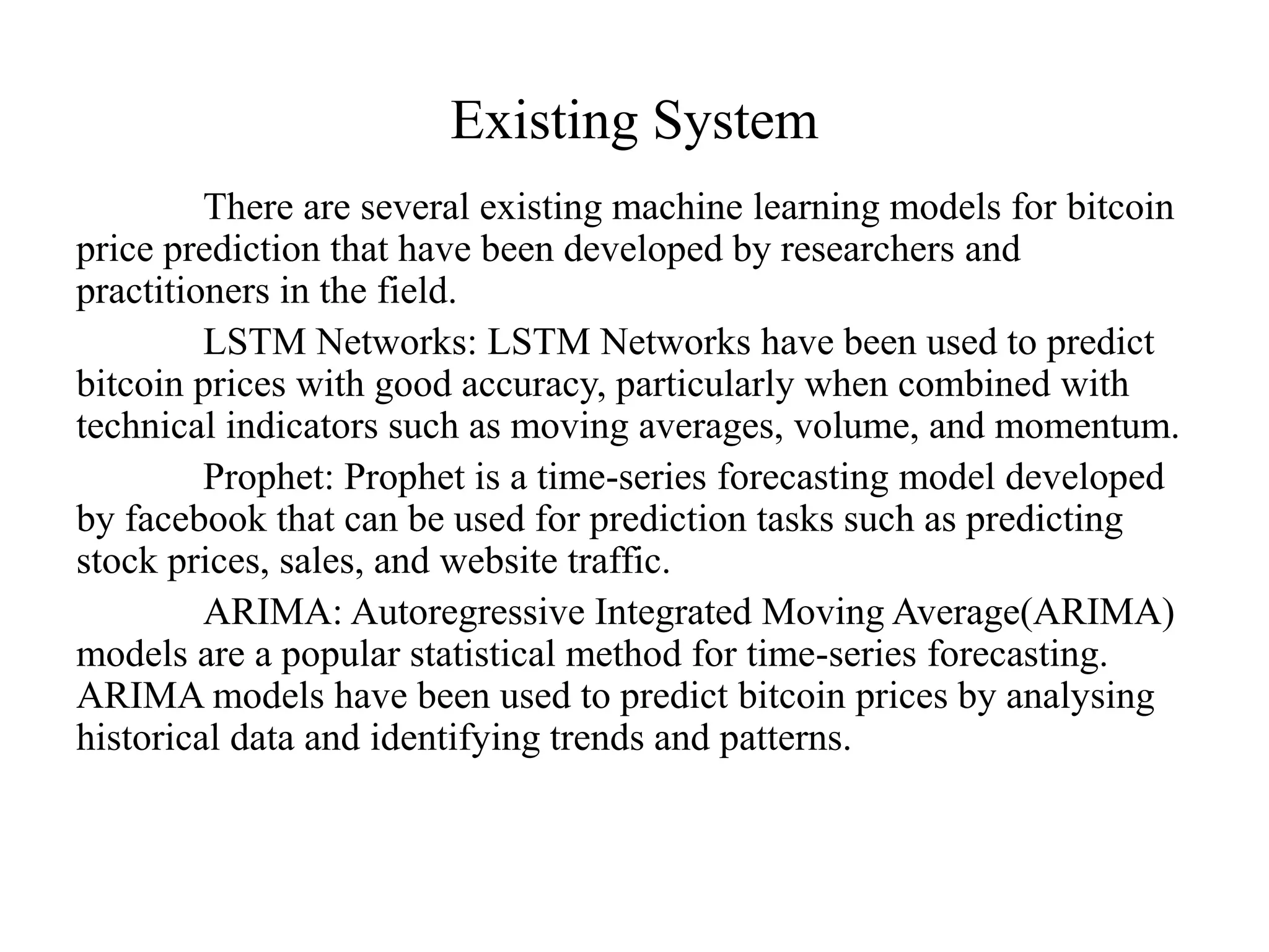 bitcoin project price using meachine learning .pptx
