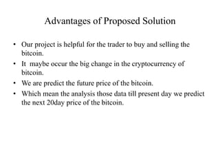 bitcoin project price using meachine learning .pptx