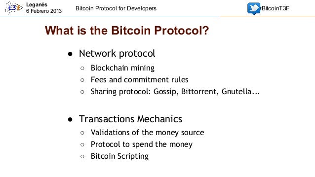 Bitcoin protocol for developerBitcoin Protocol for Developers