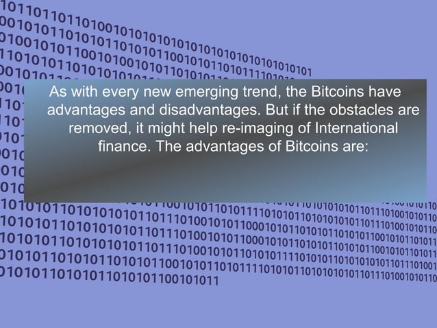 Bitcoins- will they survive | PPT