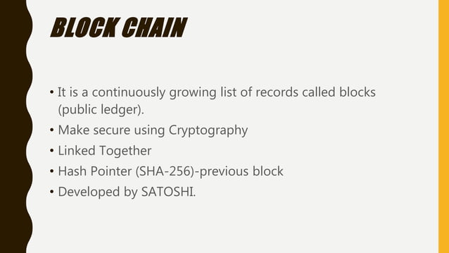 introduction to bitcoin | PPT