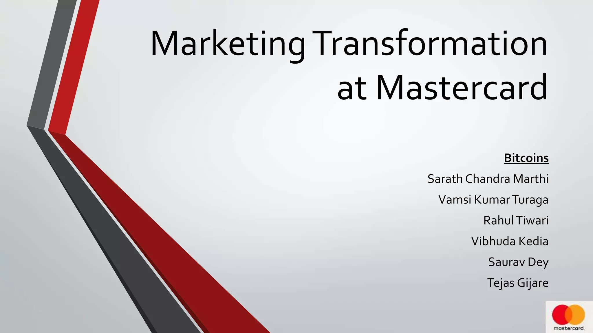 Marketing transformation at Mastercard | PPTX