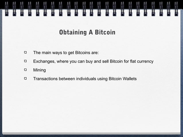 Bitcoin A General Overview | PPT