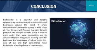Bitdefender: A Global Cybersecurity company | PDF