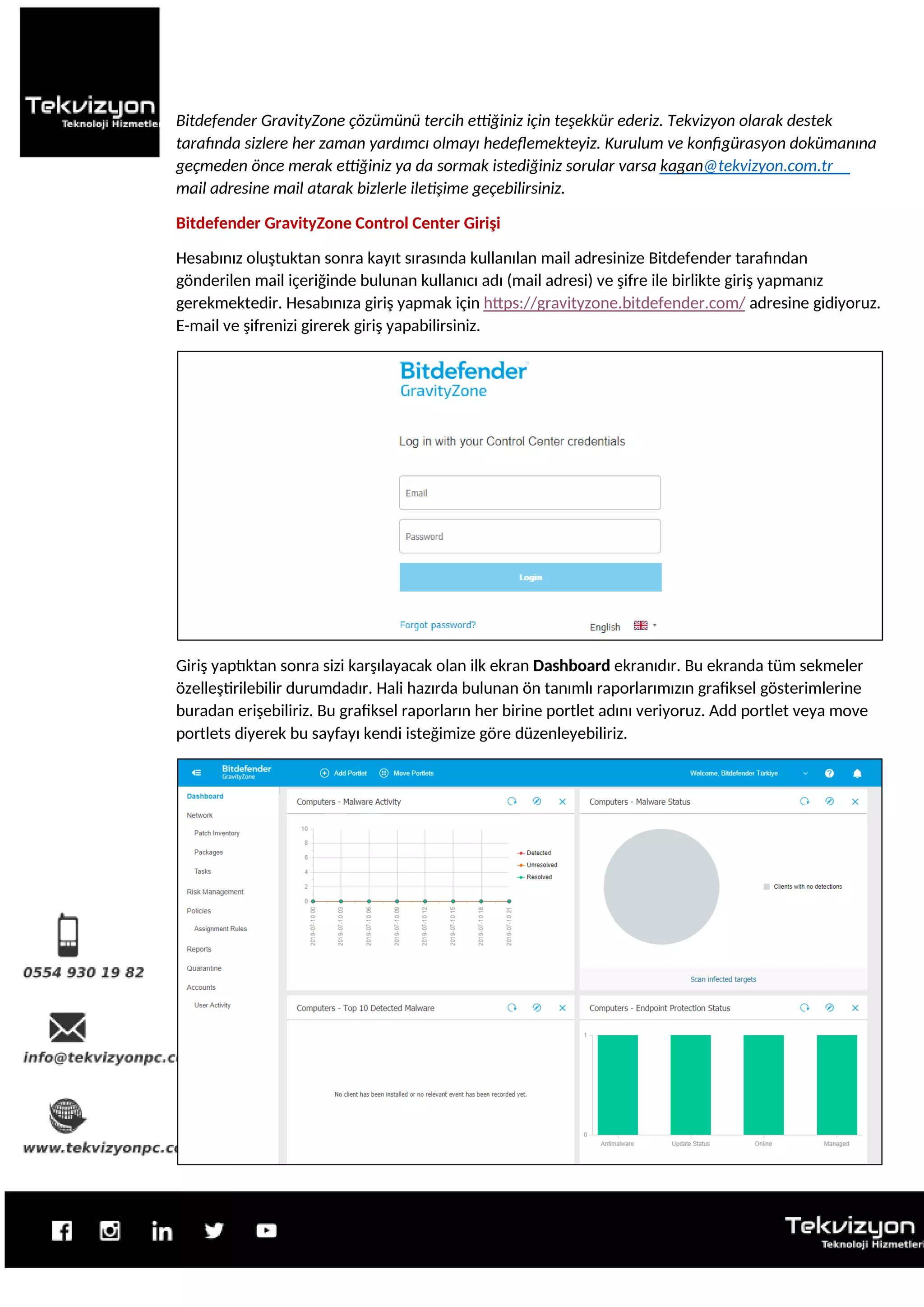 Bitdefender gravityzone yapılandırma_tekvizyon | PDF