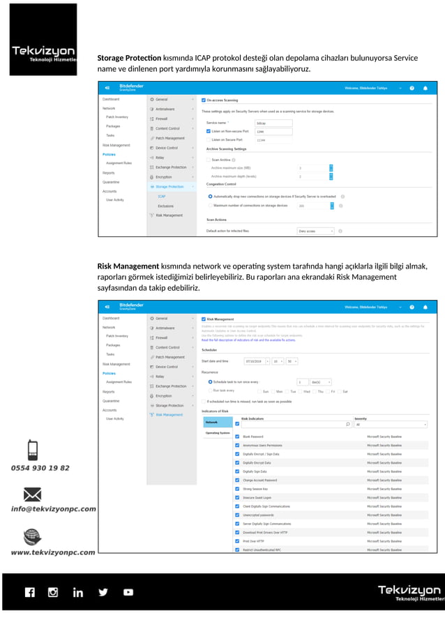 Bitdefender gravityzone yapılandırma_tekvizyon | PDF