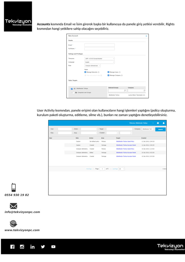 Bitdefender gravityzone yapılandırma_tekvizyon | PDF