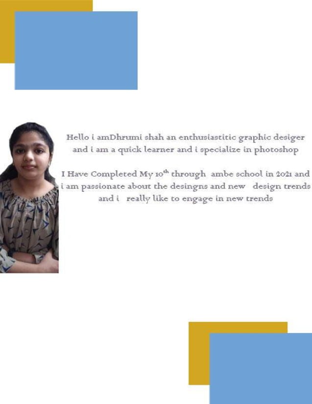 Bit Dhrumi shah Graphic Designer portfolio | PDF