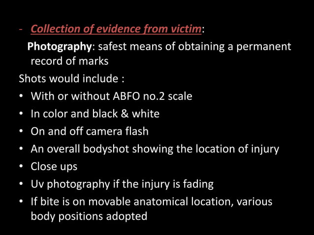 Bite Marks (FORENSIC DENTISTRY) | PPTX