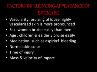 Bite Marks (FORENSIC DENTISTRY) | PPTX