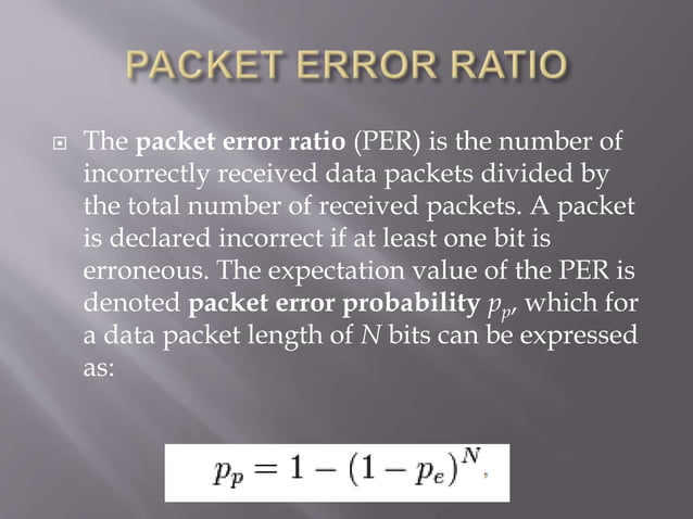 Bit Error Rate Ppt