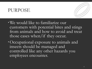 Bites and stings April 2019 | PPT