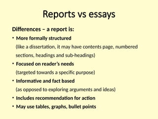 writing a report types of report newspaper | PPTX