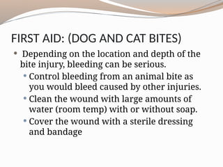 Physical Education 4 - BITES and POISONING.pptx