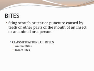 Physical Education 4 - BITES and POISONING.pptx