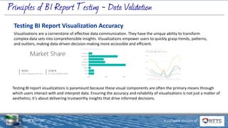 Fundamentals of BI Report Testing - Module 2 | PPT