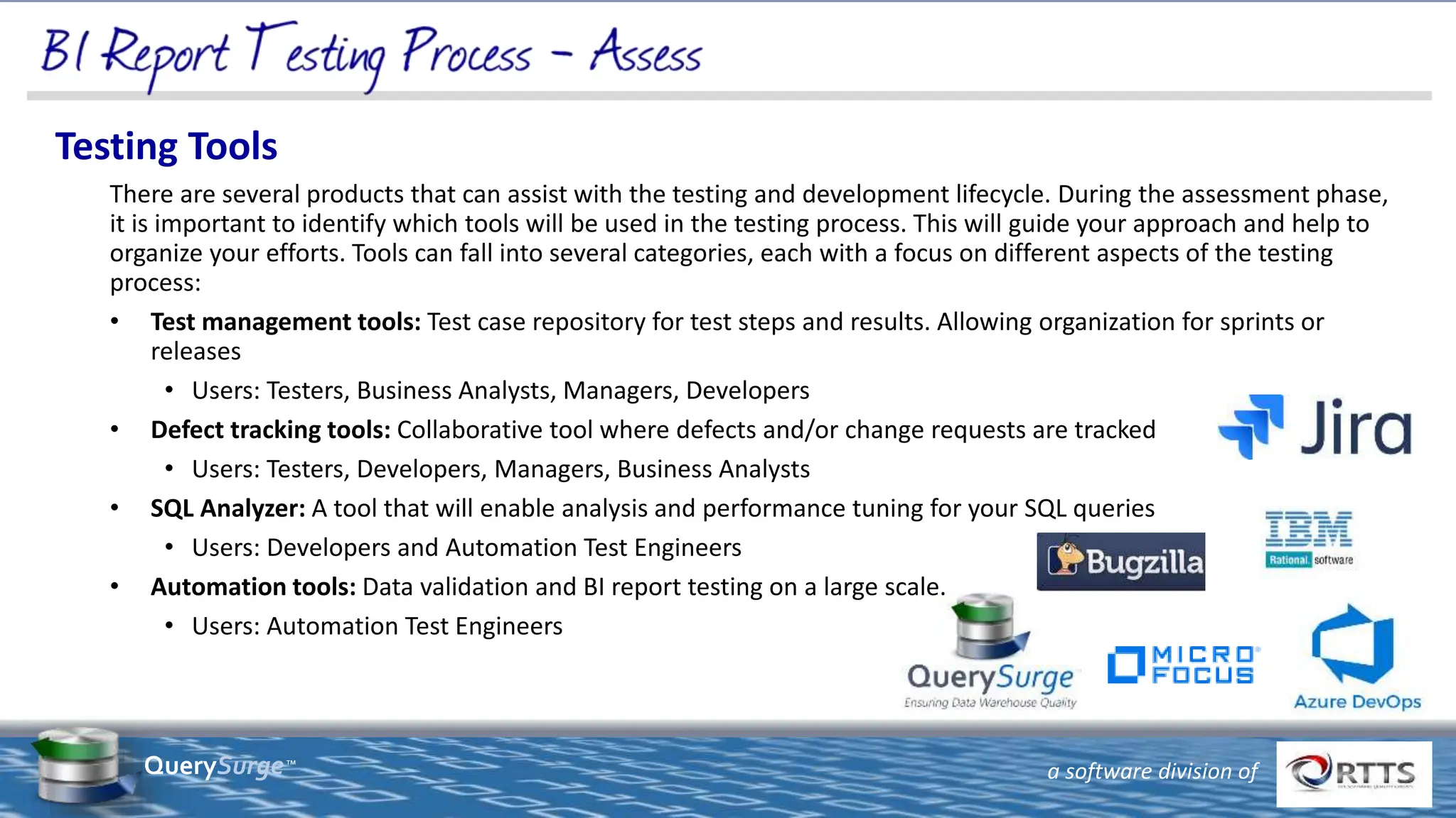 Fundamentals of BI Report Testing - Module 4 | PPT