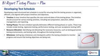 Fundamentals of BI Report Testing - Module 5 | PPT