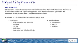 Fundamentals of BI Report Testing - Module 5 | PPT