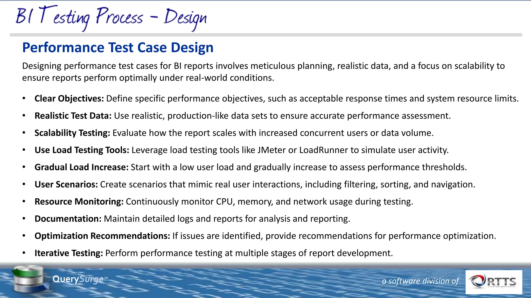 Fundamentals of BI Report Testing - Module 6 | PPT
