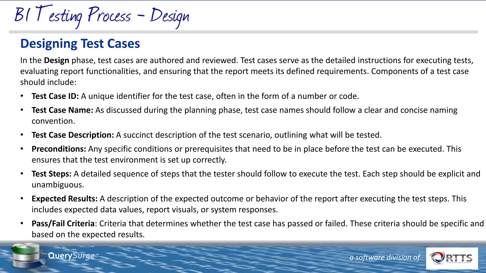 Fundamentals of BI Report Testing - Module 6 | PPT