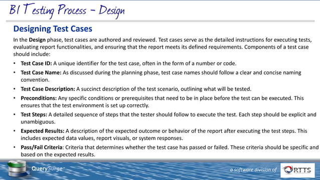 Fundamentals of BI Report Testing - Module 6 | PPT