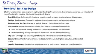 Fundamentals of BI Report Testing - Module 6 | PPT