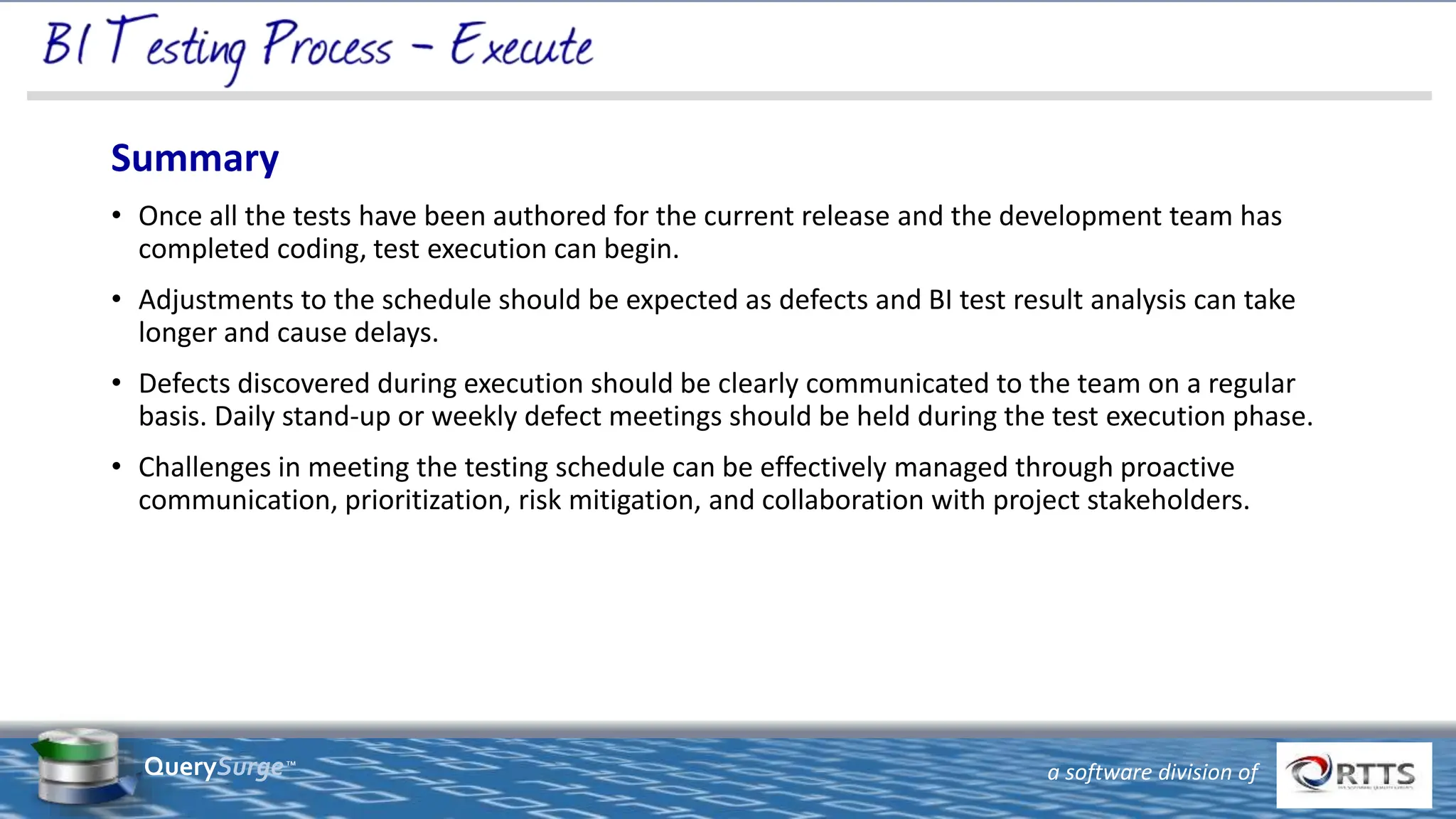 Fundamentals of BI Report Testing - Module 7 | PPT