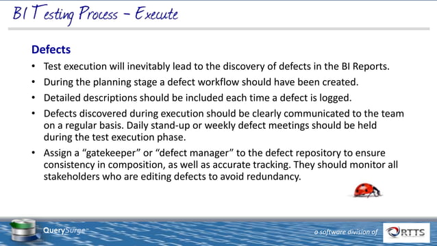 Fundamentals of BI Report Testing - Module 7 | PPT
