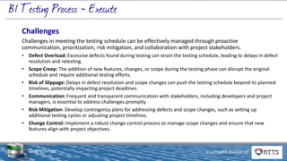 Fundamentals of BI Report Testing - Module 7 | PPT