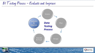 Fundamentals of BI Report Testing - Module 8 | PPT
