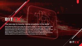 Bitex presentation-lightpaper latest | PPT