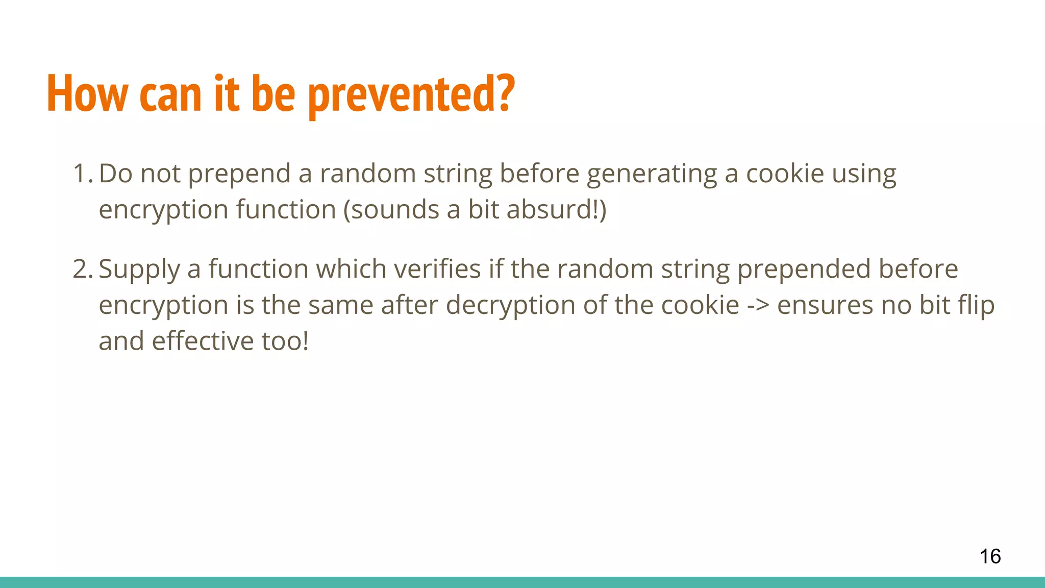 Bit flipping attack on aes cbc - ashutosh ahelleya | PPTX