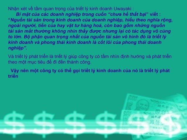 Triết lý và Đạo đức kinh doanh | PPT